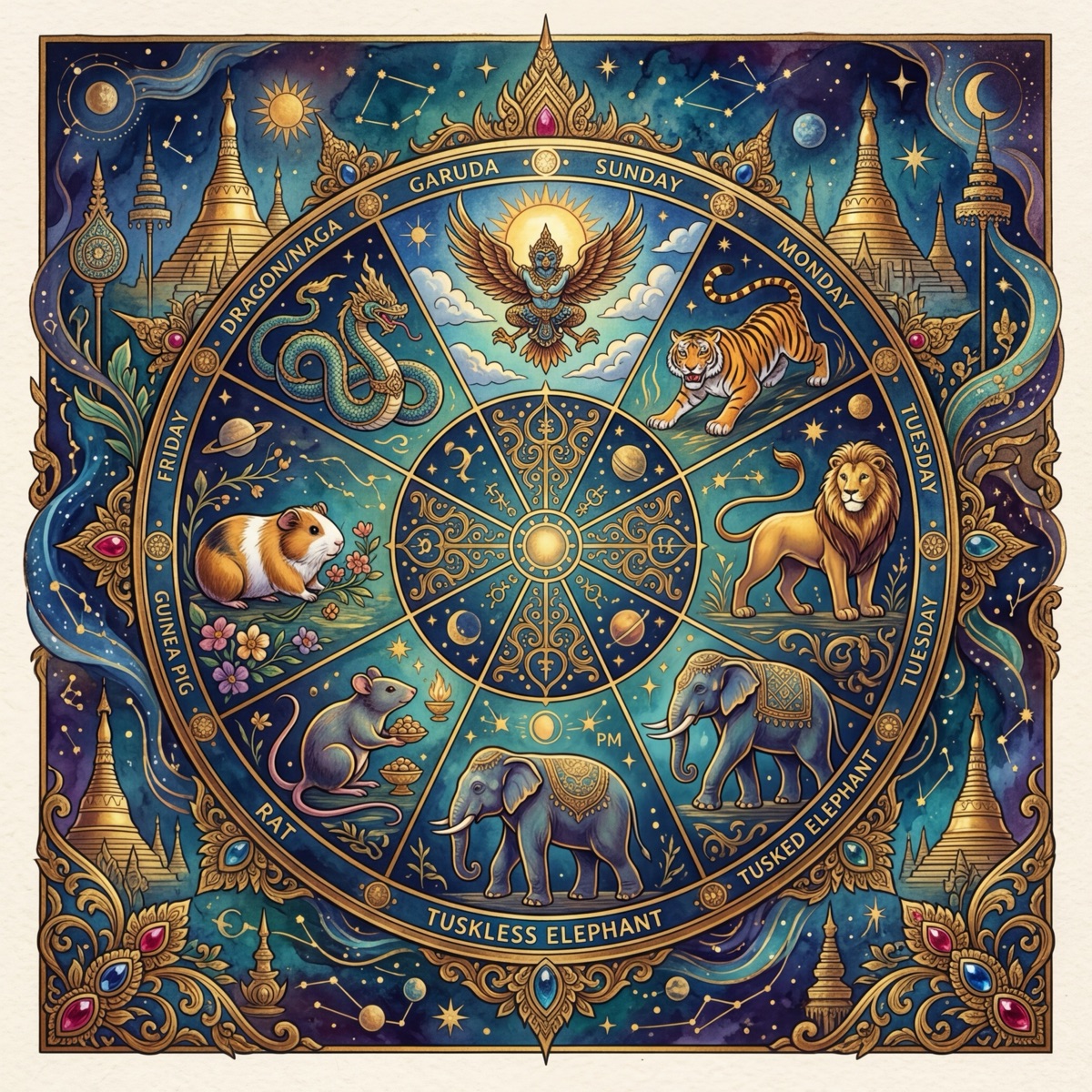 Myanmar Calendar 2026 - Holidays & Astrology